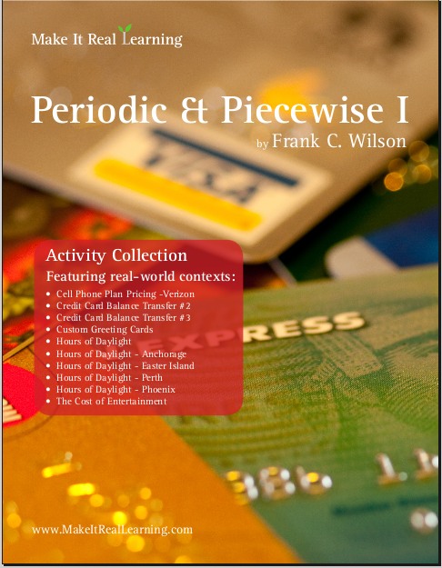 Periodic And Piecewise Functions I Workbook For Algebra 2 Precalculus 