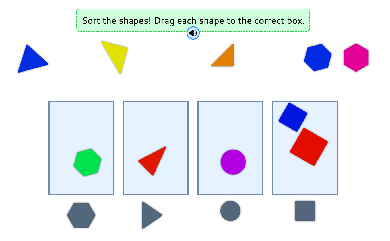 Sort By Color Shape Or Length Online Game For Preschool Kindergarten