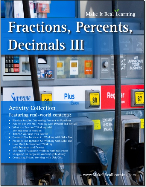 Fractions Decimals And Percents Word Problems Worksheets